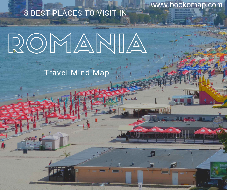 8 Best Places to Visit in Romania- Travel Mind Map | BookoMap